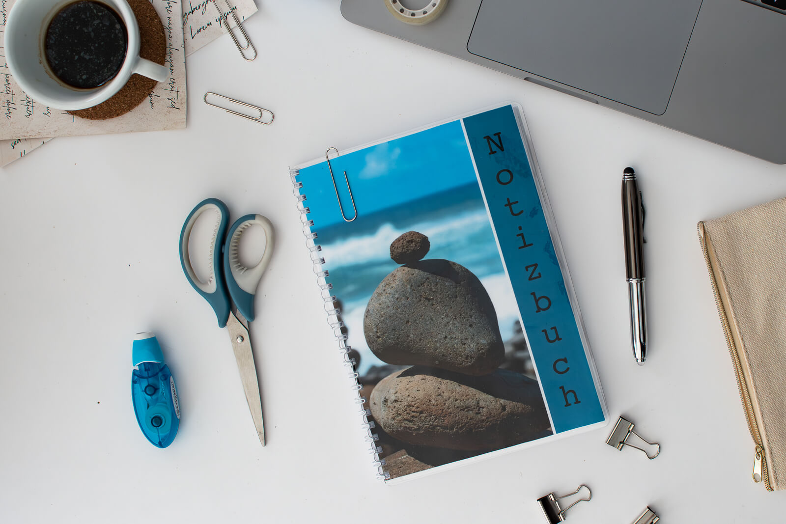 Notizbuch selbst gestalten - einfache DIY Anleitung