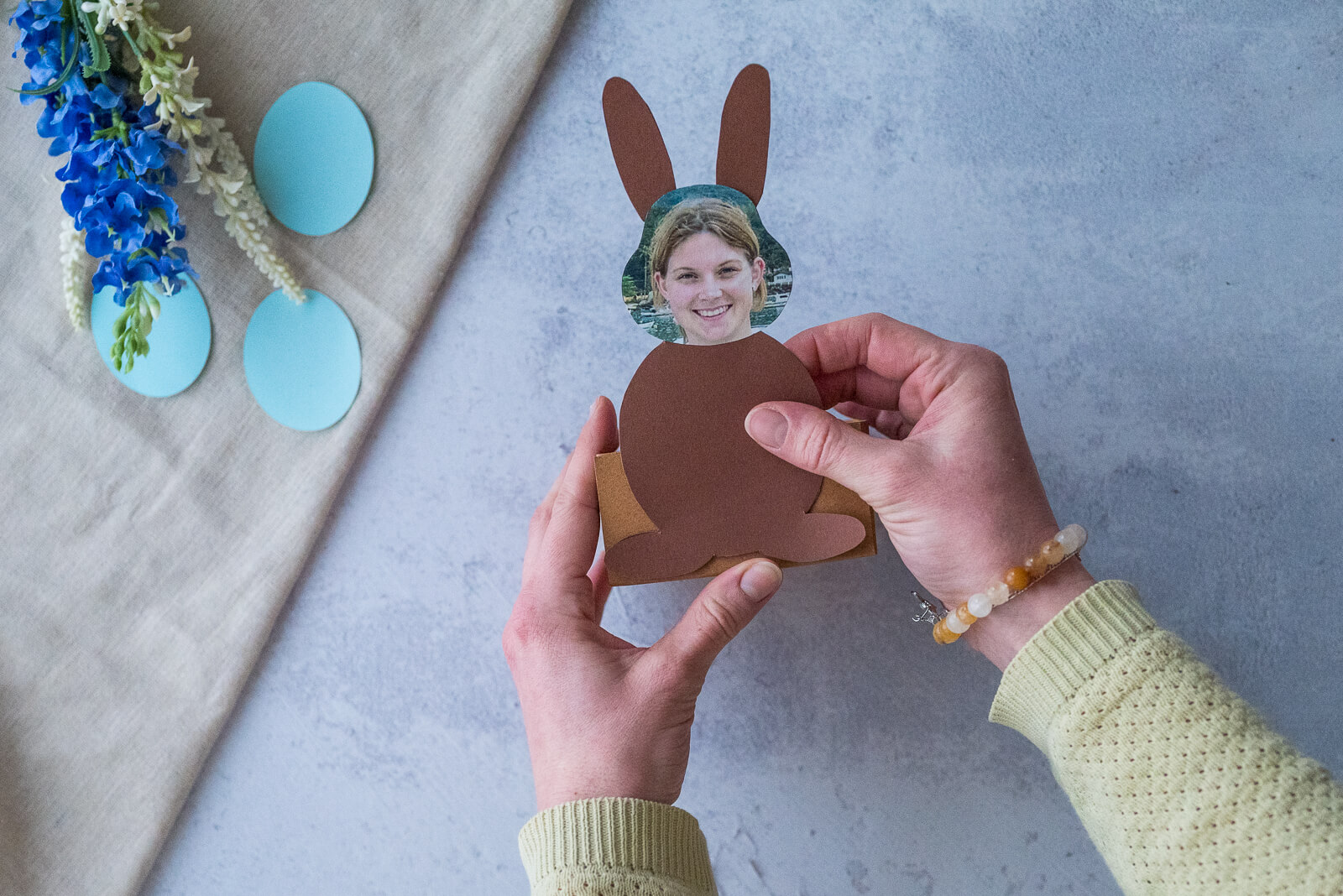 Osternest basteln aus Papier - schnelle Überraschung zu Ostern
